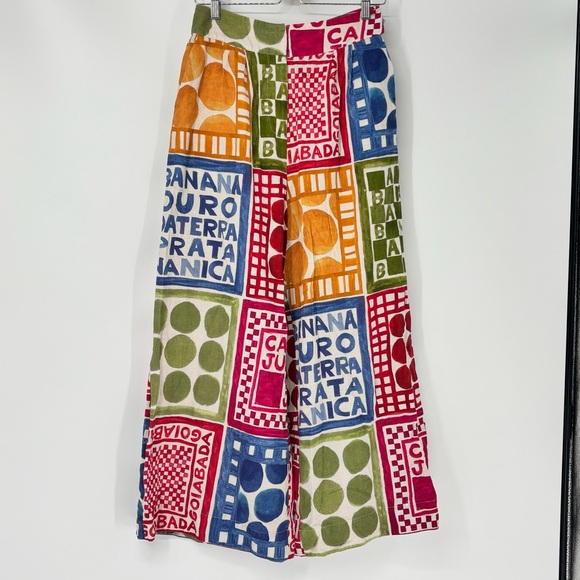 FARM Rio | Pants & Jumpsuits | Nwot Farm Rio X Anthropologie Wide Leg ...